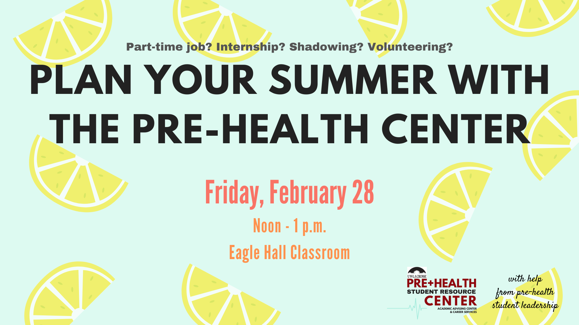 Welcome – Pre-Health Student Resource Center | UW-La Crosse