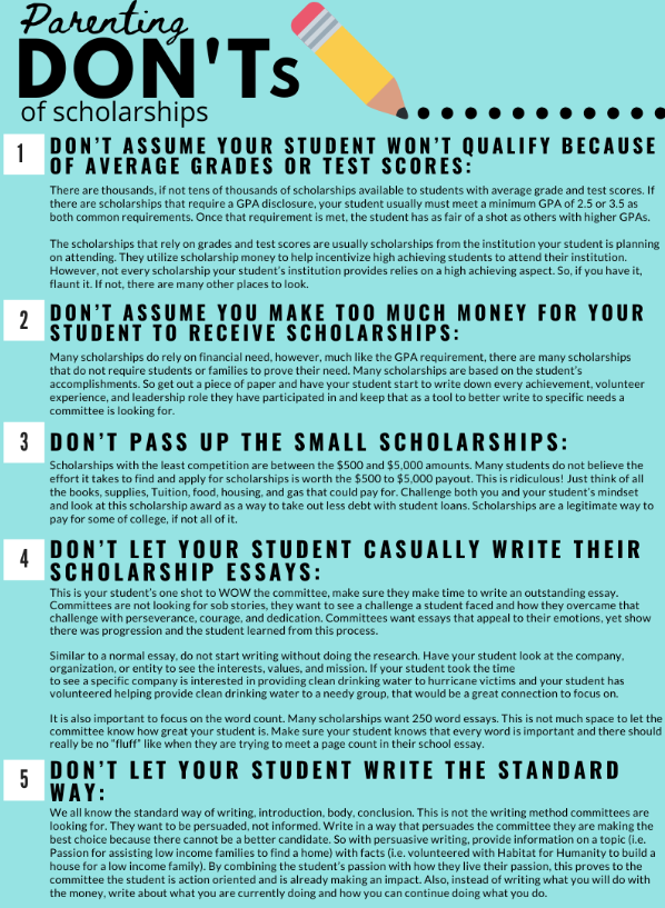 Handouts – Scholarship Resource Center | UW-La Crosse